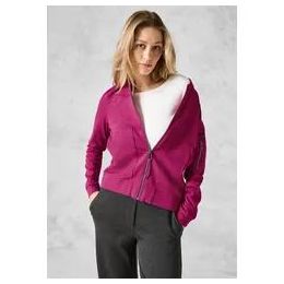 Cardigan Cecil Gr. M (40), pink (jewel pink) Damen Strickjacken aus softem Materialmix