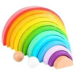 Spielbausteine Small Foot "Regenbogen XL", bunt, Spielbausteine, Kinder, Holz