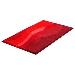 Badematte Grund Badematten Gr. rechteckig (70cm x 120cm),, rot