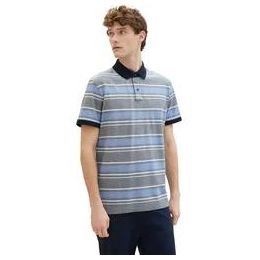 Poloshirt Tom Tailor Gr. S, blau (sure blue multi stripe) Herren Shirts in Streifen-Optik