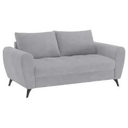 2,5-Sitzer Home Affaire "Blackburn II" Sofas Gr. B/H/T: 180cm x 71cm x 90cm, Cord, grau (stripes 8637 warm grey) Mit Kaltschaumpolsterung bis 140 kg belastbar