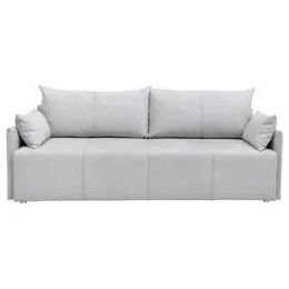 Schlafsofa Collection AB Sofas Gr. B/H/T: 216cm x 84cm x 94cm, Luxus-Microfaser ALTARA NUBUCK, grau (hellgrau)