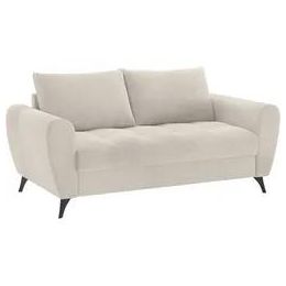 2,5-Sitzer Home Affaire "Blackburn II" Sofas Gr. B/H/T: 180cm x 71cm x 90cm, Microfaser 2, beige (novaclean avanti 4 ecru) Mit Kaltschaumpolsterung bis 140 kg belastbar