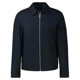 Blouson Lerros "Lerros Modischer Wollblouson" Gr. 58, blau (classic navy) Herren Jacken Keine Angabe