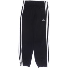 Adidas Damen Stoffhose, schwarz, Gr. 128