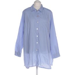 Ulla Popken Damen Bluse, blau, Gr. 56