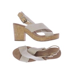 Toms Shoes Toms Damen Sandale, beige, Gr. 41