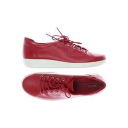 Ecco Damen Sneakers, rot, Gr. 37