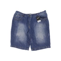 Ulla Popken Damen Shorts, blau, Gr. 50