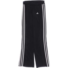 Adidas Damen Stoffhose, schwarz, Gr. 140