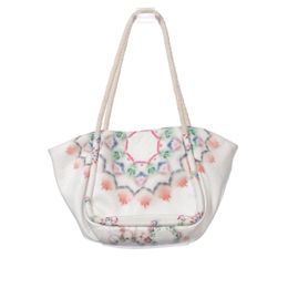 Desigual Damen Handtasche, weiß, Gr.