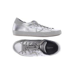 Philippe Model Damen Sneakers, silber, Gr. 35