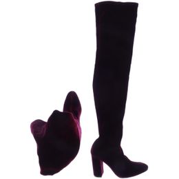 Zara Damen Stiefel, bordeaux, Gr. 38