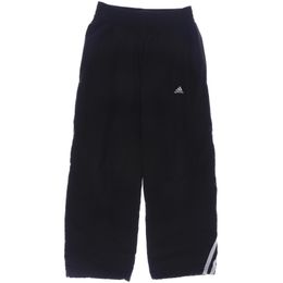 Adidas Damen Stoffhose, schwarz, Gr. 128