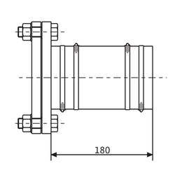 WILO Flanschstutzen DN80 2511595