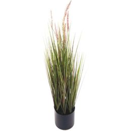 BURI - Künstliches Pampas-Gras 90cm Dekogras Grashalm Kunstpflanze Zimmerpflanze