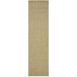 vidaXL - Teppich Natur Sisal 66x250 cm Grün