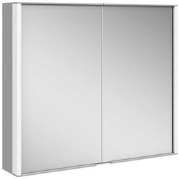 KEUCO Royal Match - Spiegelschrank mit LED- Beleuchtung, 80x70x16 cm, silber gebeizt eloxiert 12802171301