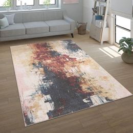 Paco Home - Teppich Wohnzimmer Schlafzimmer Kurzflor Modern Abstraktes Vintage Muster 240x340 cm, Bunt