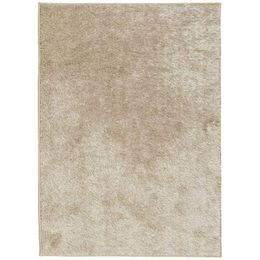 vidaXL - Teppich istan Hochflor Glänzend Beige 200x280 cm