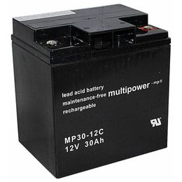 Multipower - MP30-12C / 12V 30Ah Blei Akku Zyklentyp