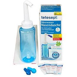 tetesept Nasendusche 4008491130936 blau, weiß Kunststoff