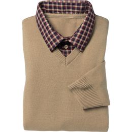 Herren Pullover camel, Gr&ouml;&szlig;e 52