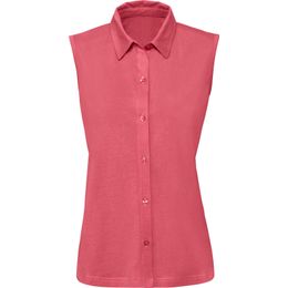 Damen Blusentop in Jersey-Qualit&auml;t himbeerrot, Gr&ouml;&szlig;e 46