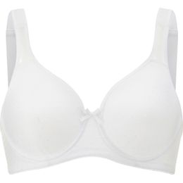w&auml;schepur Damen B&uuml;gel-BH mit Mesh-Eins&auml;tzen wei&szlig;, Gr&ouml;&szlig;e 85E