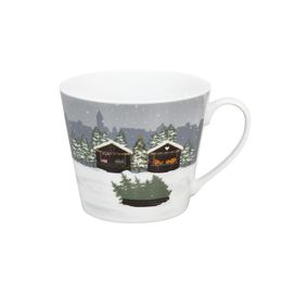 Krasilnikoff Happy Cup, Christmas Stall, Ø 10, Höhe 9 cm