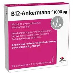 WÖRWAG PHARMA B12 Ankermann Injekt 1.000 μg 5X1 ml