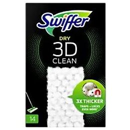 Swiffer Bodenwischt&uuml;cher Wei&szlig; 32,8 x 6,2 x 24,2 cm 8006540001240 14 St&uuml;ck