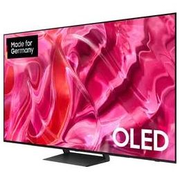 G (A bis G) Samsung OLED-Fernseher Fernseher Neural Quantum Prozessor 4K,LaserSlim Design,Gaming Hub schwarz (eh13 1hts)