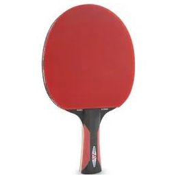 Tischtennisschläger Joola "Rosskopf Classic", rot (dunkelgrau, rot), TischtennisschlägerB:153mm L:256mm T:14mm, B:153mm L:256mm T:14mm