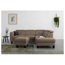 Sit & More Stauraumhocker SIT & MORE "Belluci", braun (nuss), B:58cm H:48cm T:58cm, Hocker, mit Stauraum