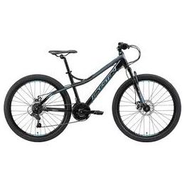 Mountainbike Bikestar Fahrräder Gr. 41cm, 26 Zoll (66,04cm), schwarz für Damen und Herren, Kettenschaltung