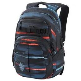 Schulrucksack Nitro "Chase" Gr. B/H/T: 37cm x 51cm x 23cm, schwarz (acid dawn) Kinder Rucksäcke Alltagsrucksack, Rucksack für Freizeit, Schule, Arbeit und Reise