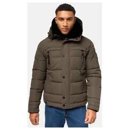 Steppjacke STONE HARBOUR "Witas" Gr. XXL (56), braun (rostbraun) Herren Jacken gesteppte Winterjacke mit abnehmbarer Kapuze