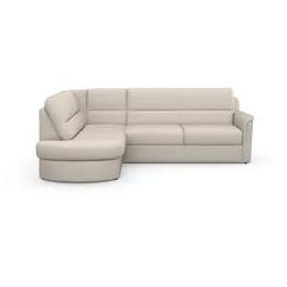 Sit & More Ecksofa SIT & MORE "Panini L-Form" Sofas Gr. B/H/T: 243cm x 87cm x 155cm, Luxus-Microfaser Euphoria, Ottomane links, ohne Vorziehsitz-ohne Bettkasten, grau (elephant) wahlweise mit Vorziehsitz und Bettkasten