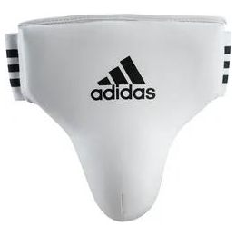 Tiefschutz Adidas PERFORMANCE "Men's Groin Guard" Gr. S, weiß, Protektoren, S, Kunststoff, Polyurethan, Lederimitat