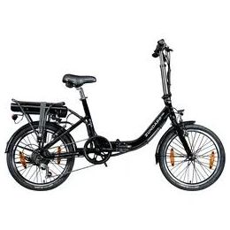 Zündapp E-Bike ZÜNDAPP "Z110" E-Bikes Gr. 33cm, 20 Zoll (50,80cm), schwarz Pedelec, Elektrofahrrad für Damen u. Herren