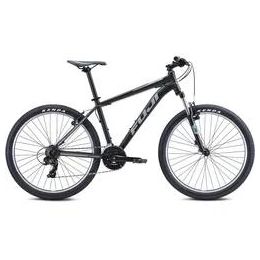 Mountainbike Fuji BIKES "Fuji Nevada 26 1.9 V" Fahrräder Gr. 43cm, 26 Zoll (66,04cm), schwarz (schwarz + schwarz) Kinder für Damen und Herren, Kettenschaltung