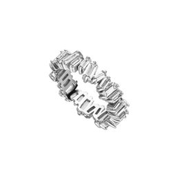 Paul Valentine Baguette Ring Silver