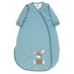 Babyschlafsack Sterntaler "Emmi" Schlafsäcke Gr. L: 90cm, blau (türkis) Baby mit 2 Wege Reißverschluß, wattiert, 3,00 TOG