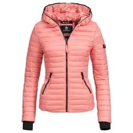 Steppjacke Navahoo "Kimuk" Gr. M, rot (coral) Damen Jacken leichte Übergangsjacke mit Kapuze