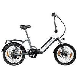 Zündapp E-Bike ZÜNDAPP "ZT20R" E-Bikes Gr. 35cm, 20 Zoll (50,80cm), grau Pedelec, Elektrofahrrad für Damen u. Herren