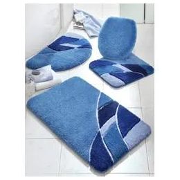 Badematte Hagemann Badematten Gr. rechteckig (70cm x 120cm),, blau Badgarnituren