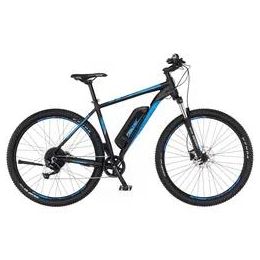 E-Bike Fischer FAHRRAD "MONTIS EM 1724.1 627" E-Bikes Gr. 51cm, 29 Zoll (73,66cm), schwarz (mattschwarz) Pedelec, Elektrofahrrad für Damen u. Herren, MTB