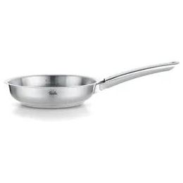 Bratpfanne Fissler "Fissler Pure Collection Pfanne 20cm", silber (silberfarben), B:22cm H:8,5cm L:40,5cm Ø:20cm, Pfannen, Superthermic Boden, backofengeeignet (bis 230C), Made in Germany