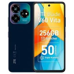 ZTE Smartphone "Blade V60 Vita" Mobiltelefone Gr. 256 GB, blau (dunkelblau)